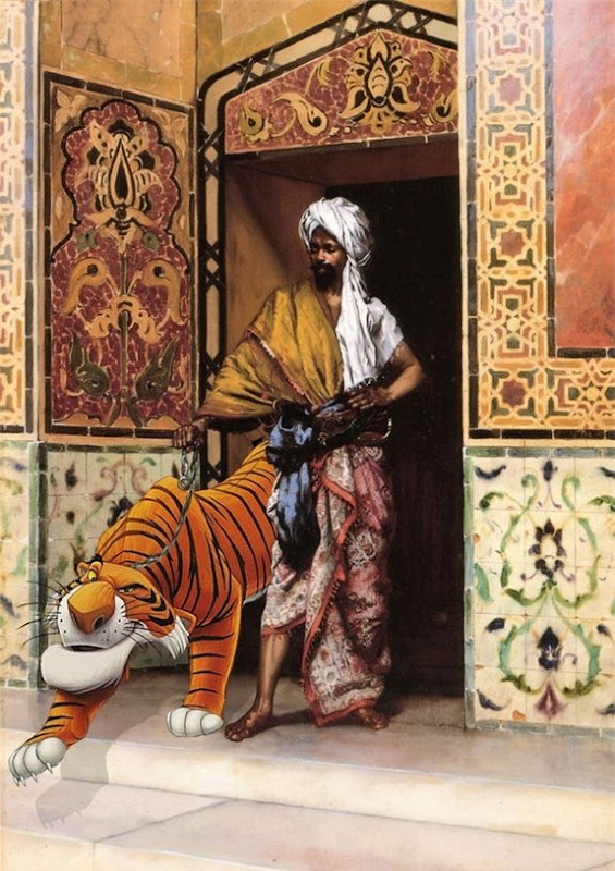 Cartoon Characters in Old Paintings | Amusing Planet